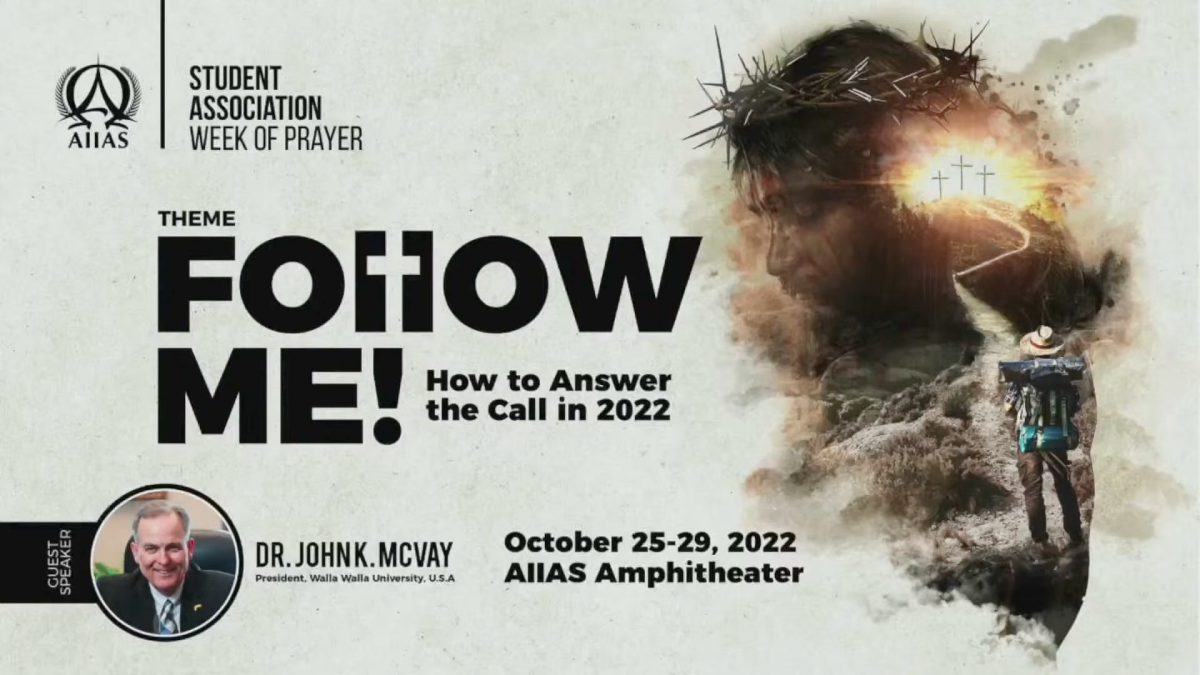 Equipping Oneself to Follow God: AIIAS Week of Prayer 2022 - Adventist ...