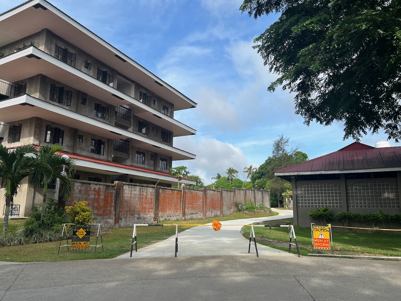Opening of the Newly Paved Road to the South Student Tower Complex ...